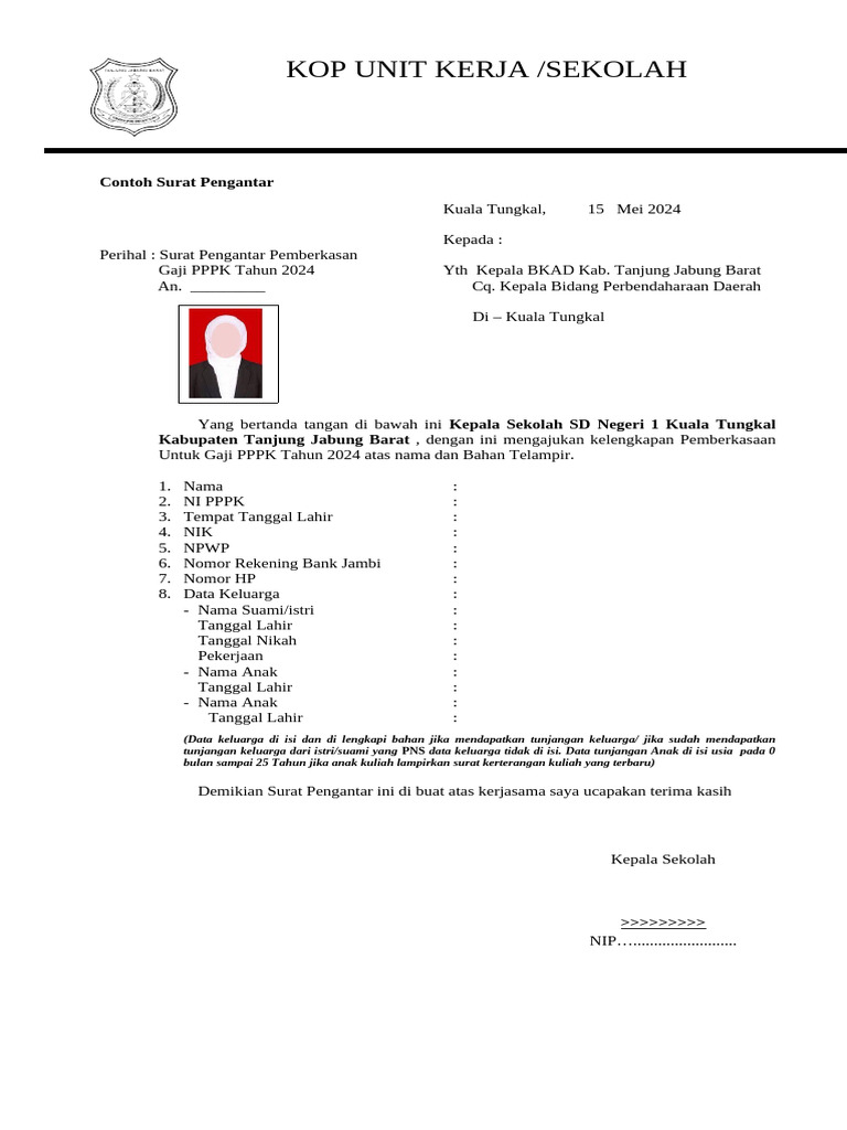 Lampiran PPPK Baru Ta 2024 | PDF