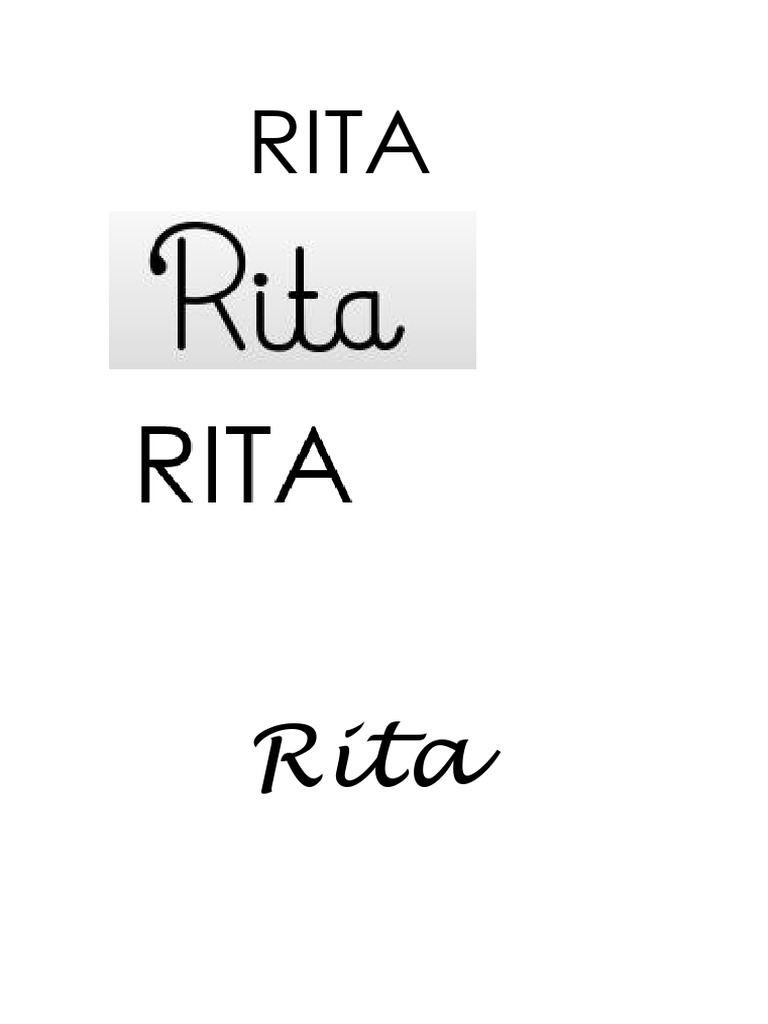 RITA | PDF