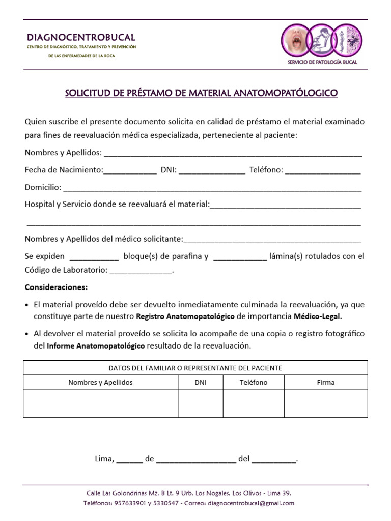 Modelo de Solicitud de Prestamo de Material AP - 2020 | PDF