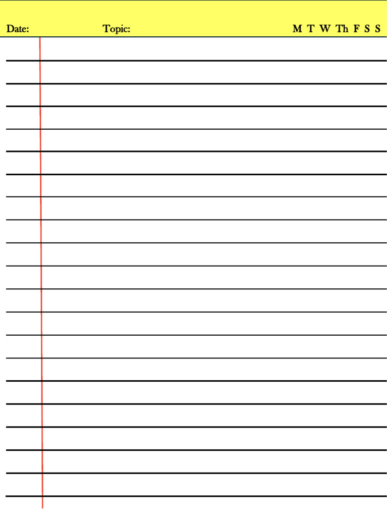 50 Page Dark Lined Paper | PDF