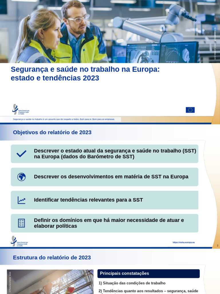 OSH in Europe - State Trends 2023 - PT | PDF