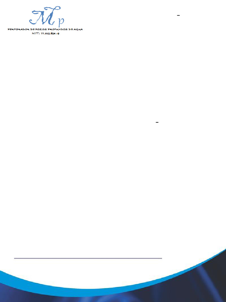 Informe Pozo - Oscar Albor | PDF | Perforación | Mecanizado