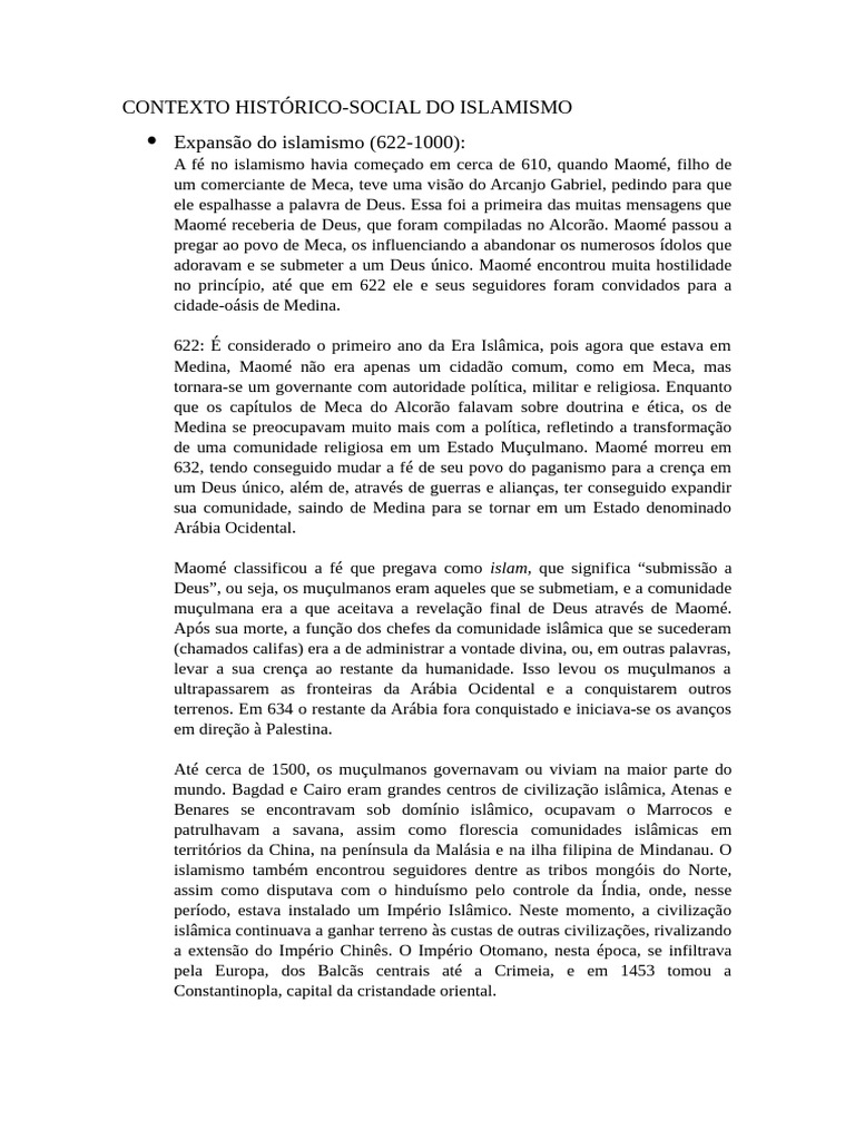 Contexto Histórico | PDF