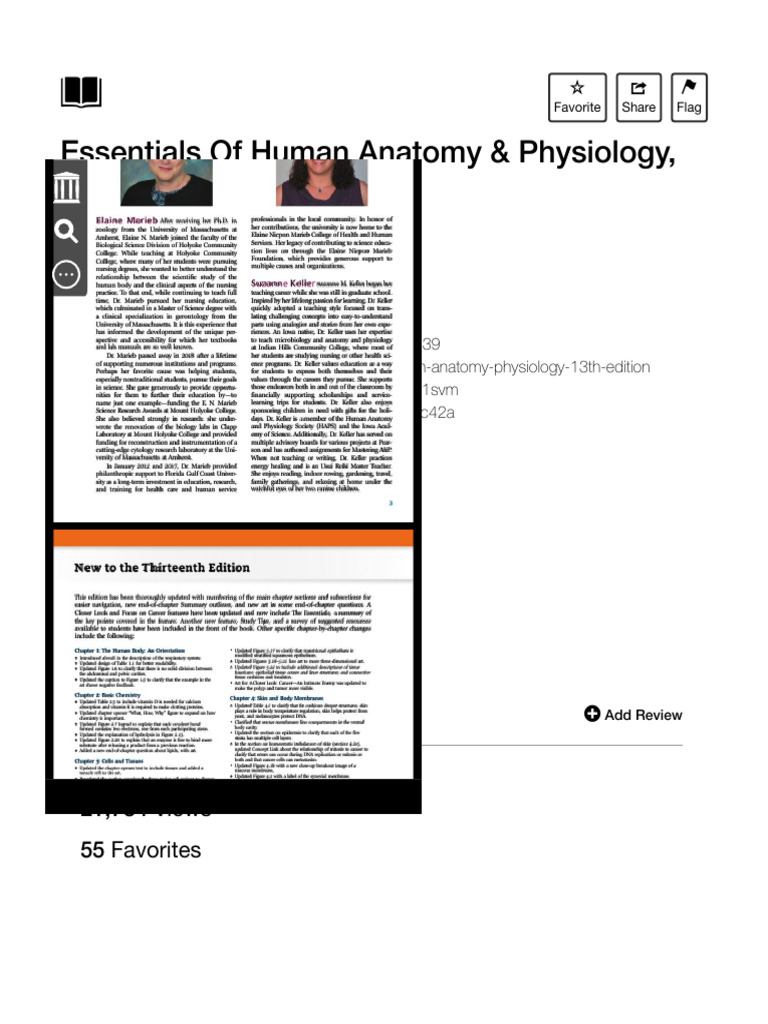 Essentials of Human Anatomy & Physiology, 13th Edition - Free Download ...