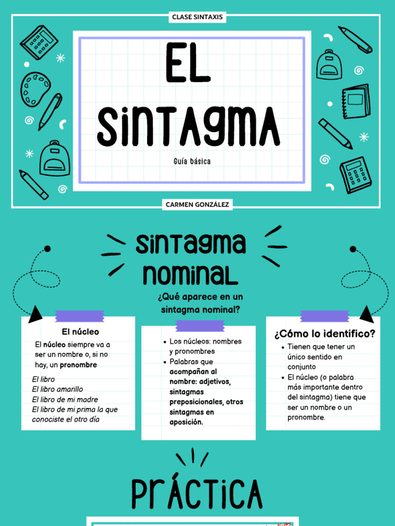 Tipos de Sintagmas | PDF