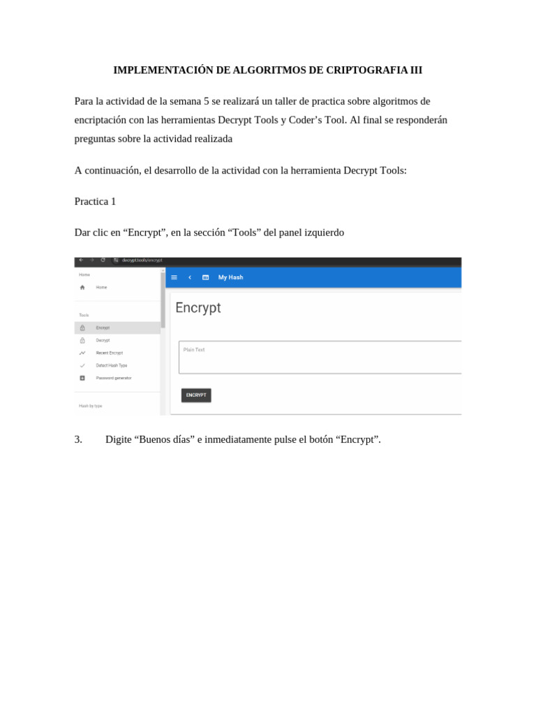Implementación de Algoritmos de Criptografia Iii | PDF | Cifrado | Informática