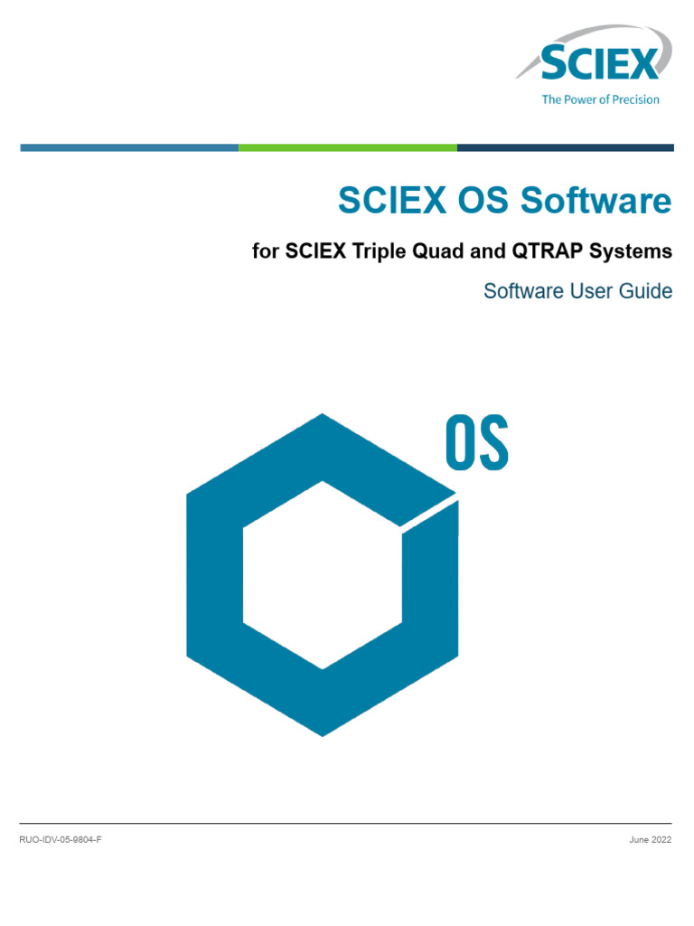 SCIEX OS Software User Guide | PDF