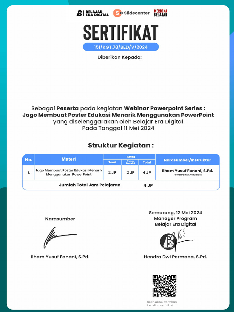 sertifikat_Desi 2, S.Pd | PDF