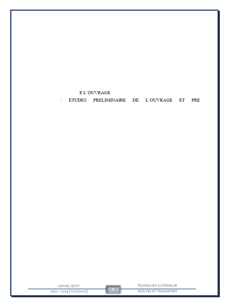 MINI PROJET PONT GROUPE 2 (Récupération Automatique) | PDF