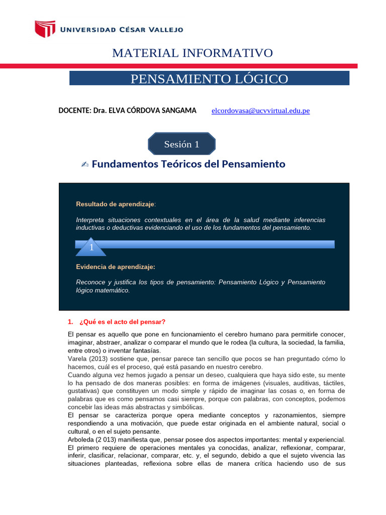 Material Informativo Sesión 1 | PDF