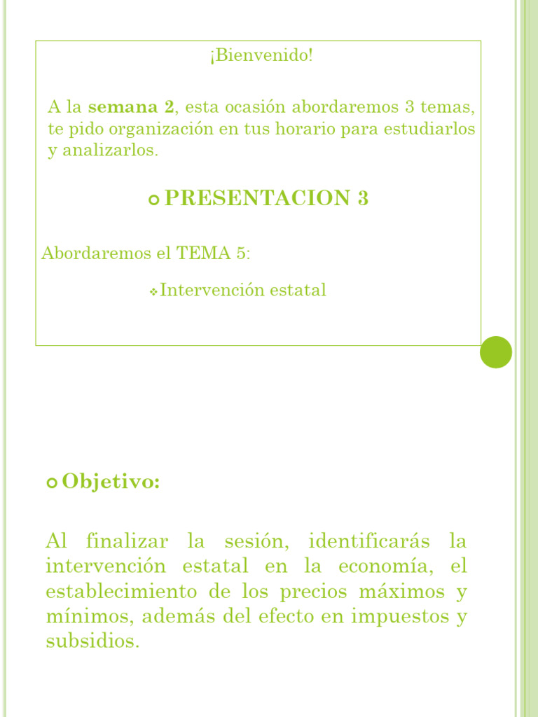 Tema 5. Intervención Estatal | PDF | Oferta (economía) | Ciencias sociales
