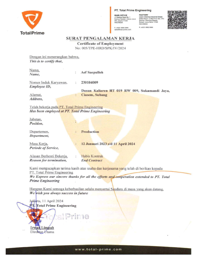 Paklaring Assembly | PDF