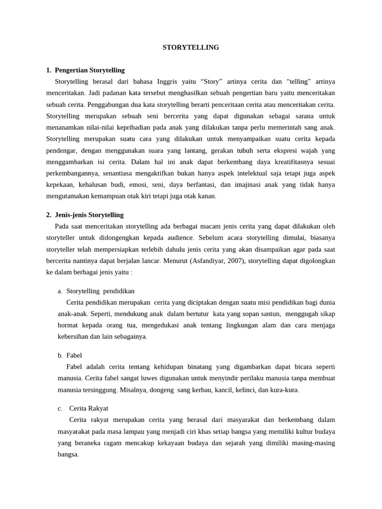 Storytelling Pdf