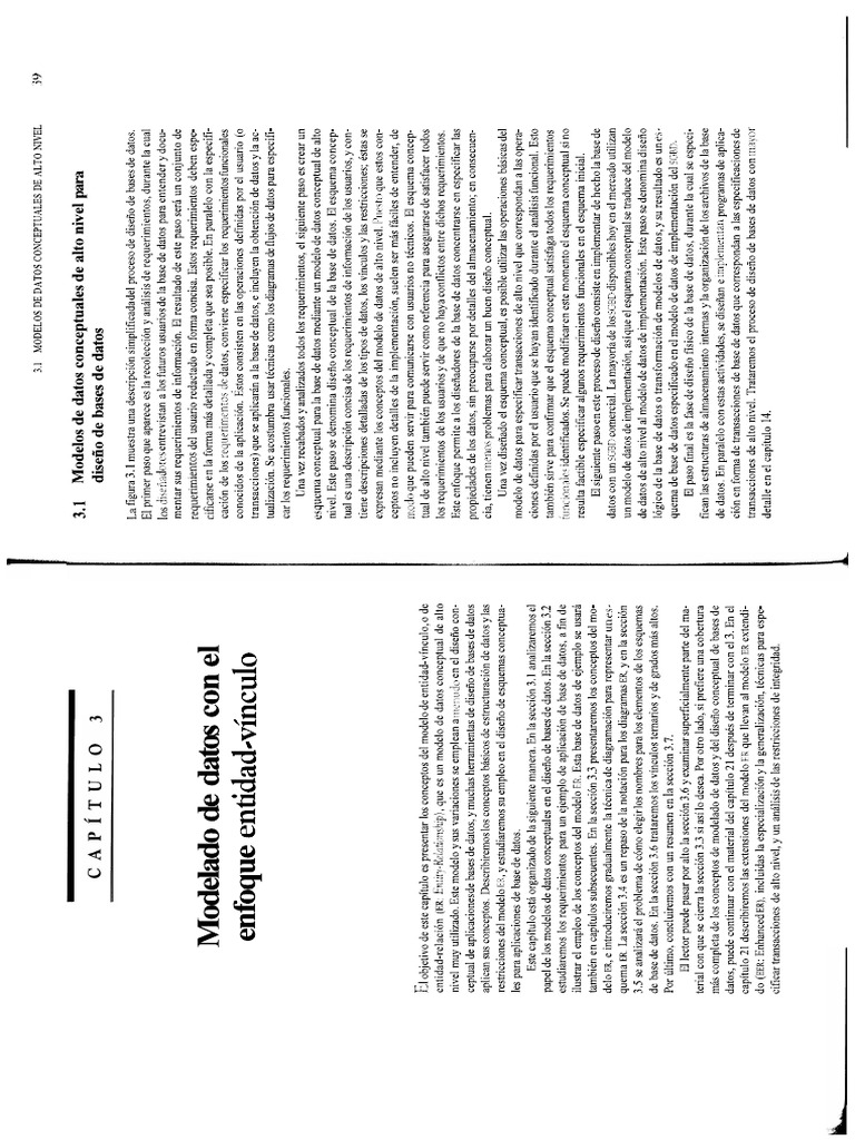 Base de Datos - Elmasri-Cap3 | PDF