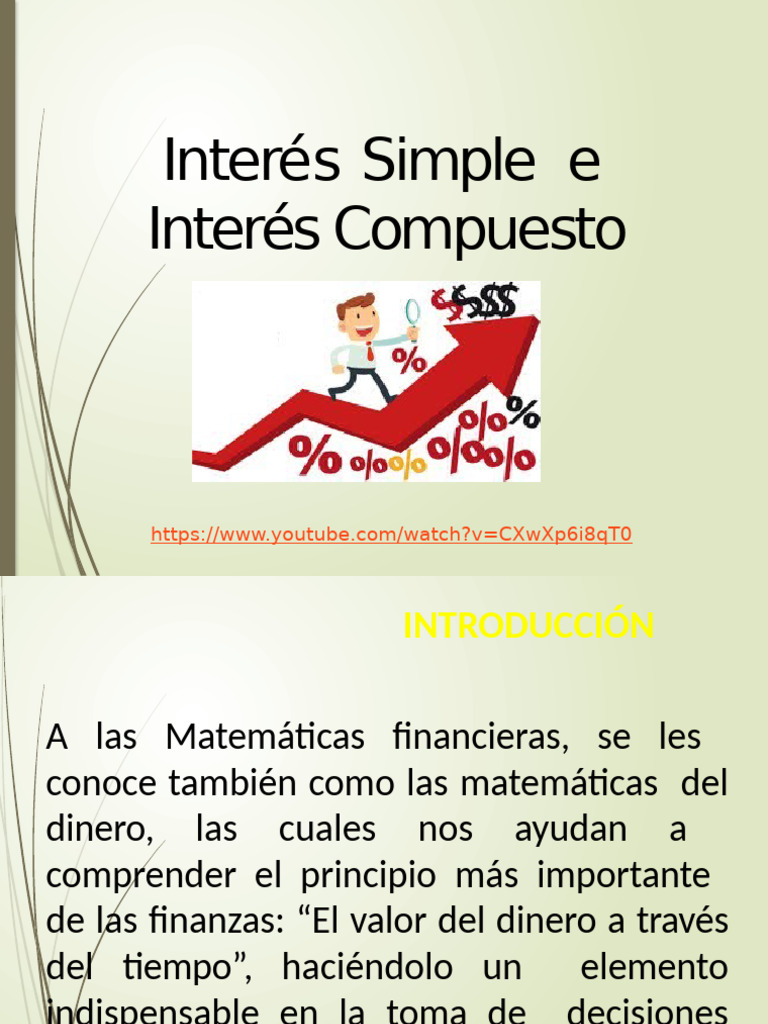 Interés Simple vs Compuesto: Guía Práctica | PDF | Interés | Finanzas y ...