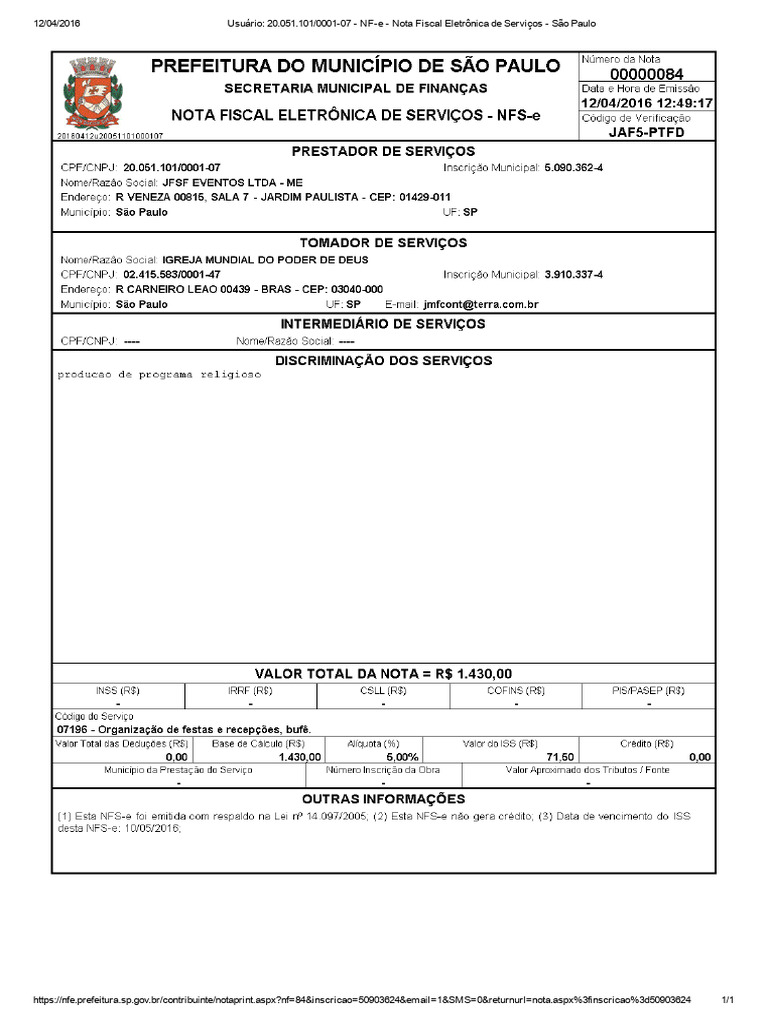 Nota Impd Evento Apostolo | PDF Nota Impd Evento Apostolo | PDF