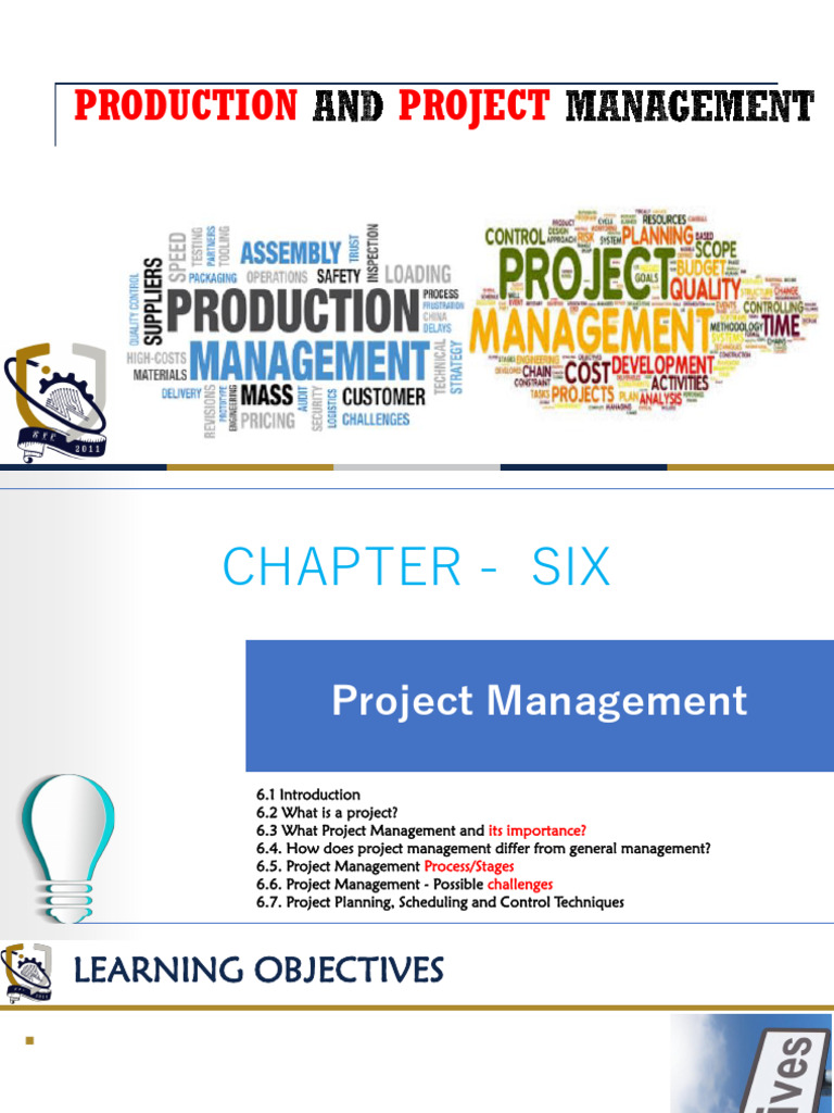 Chapter 6 - Project Management Final Lec Short | PDF