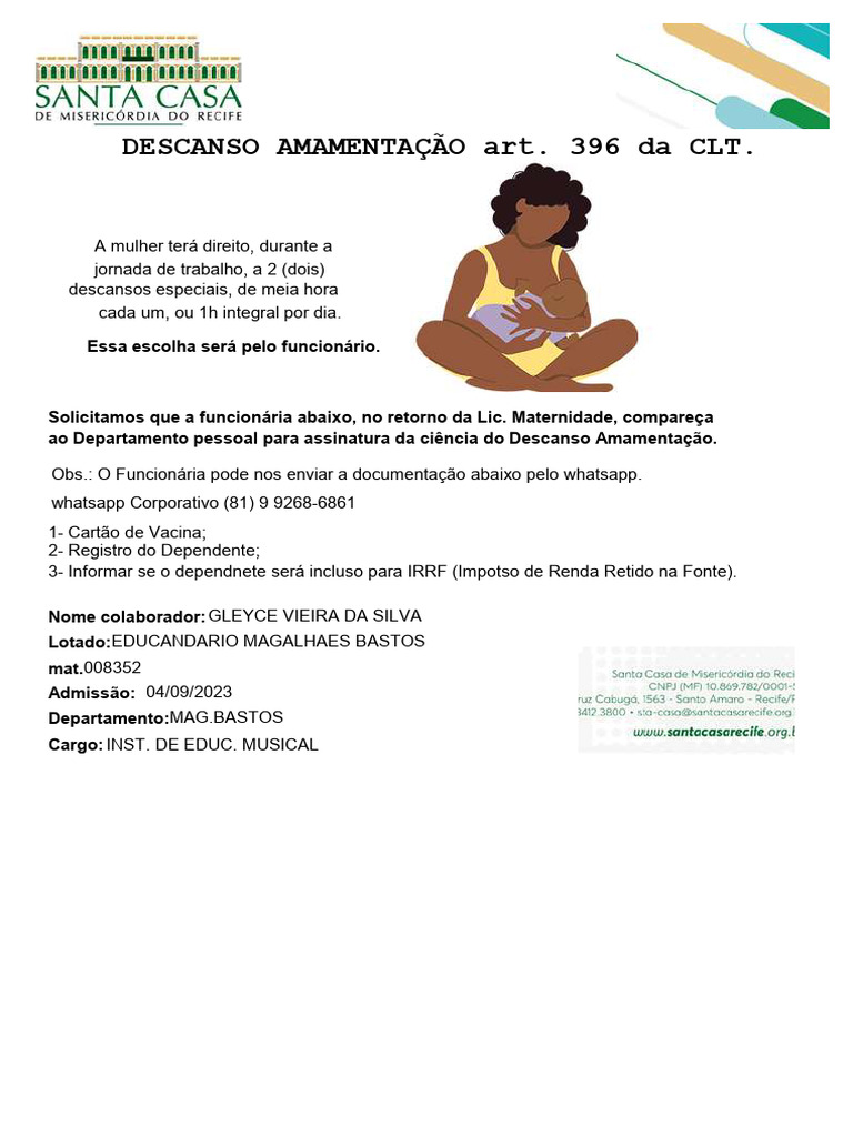 8352 Gleyce Vieira Da Silva | PDF