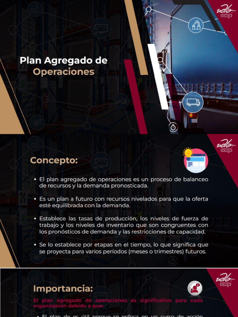Clase - Plan Agregado de Operaciones | PDF