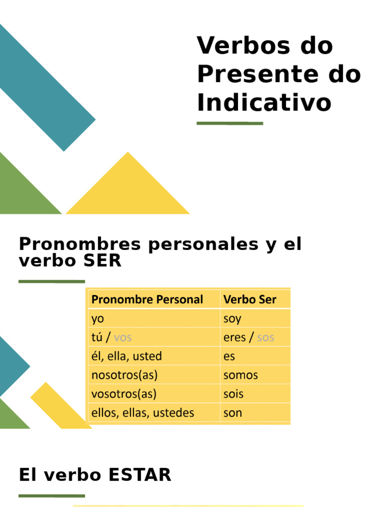 Slide Verbos Regulares | PDF