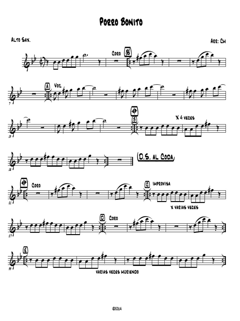 Alto Sax. | PDF