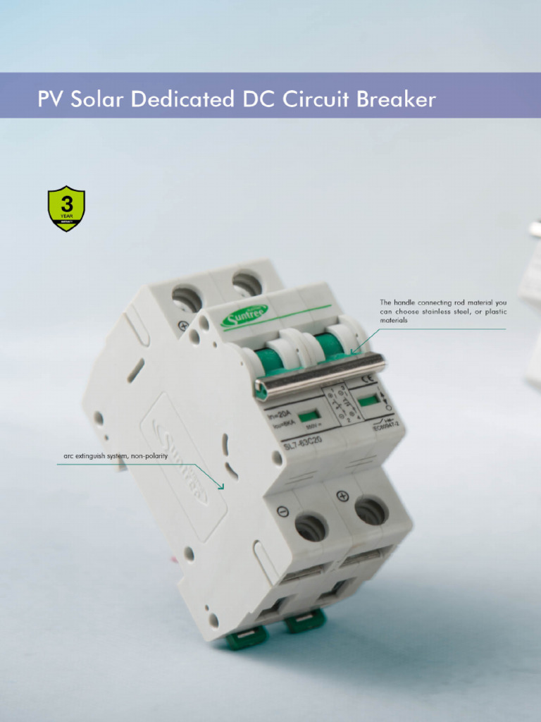 Suntree MCB DC Datasheet | PDF