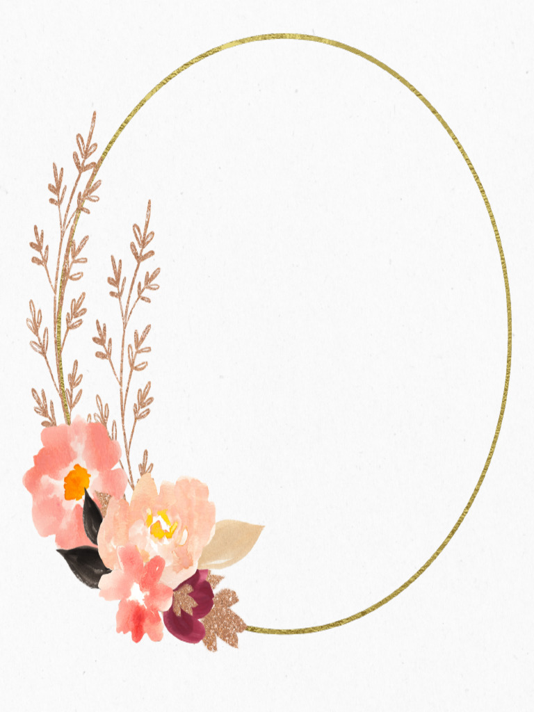 Sticker Circular Boda Flores | PDF