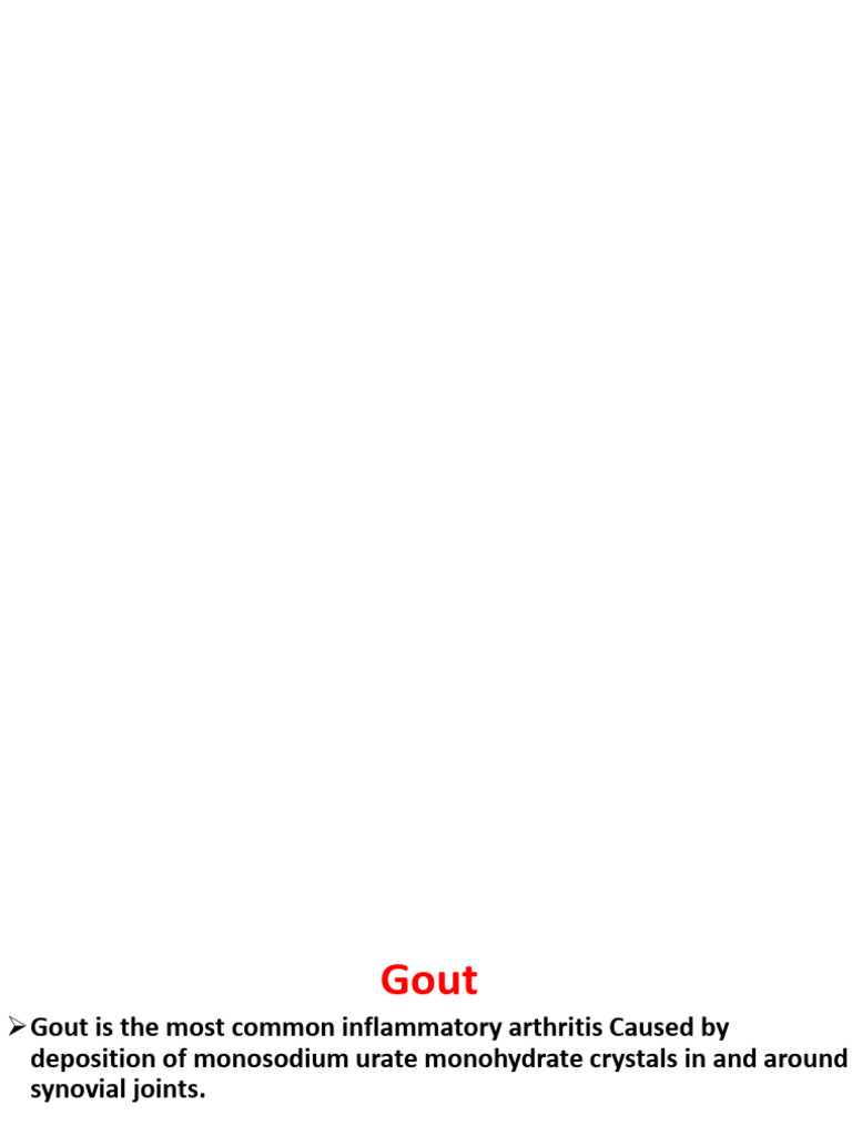 Gout | PDF