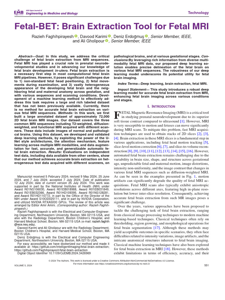 Fetal Bet Brain Extraction Tool For Fetal Mri Pdf