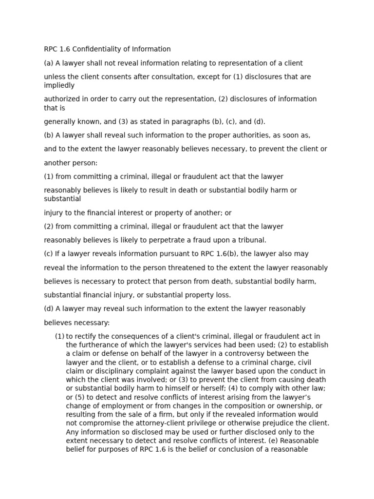 RPC 1.6 - Tagged | PDF