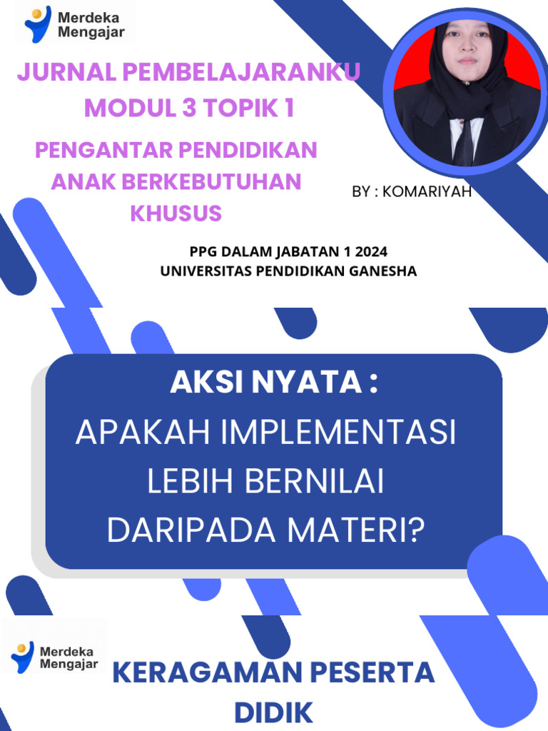 Jurnal Pembelajaranku - Ppabk - Keragaman Peserta Didik | PDF