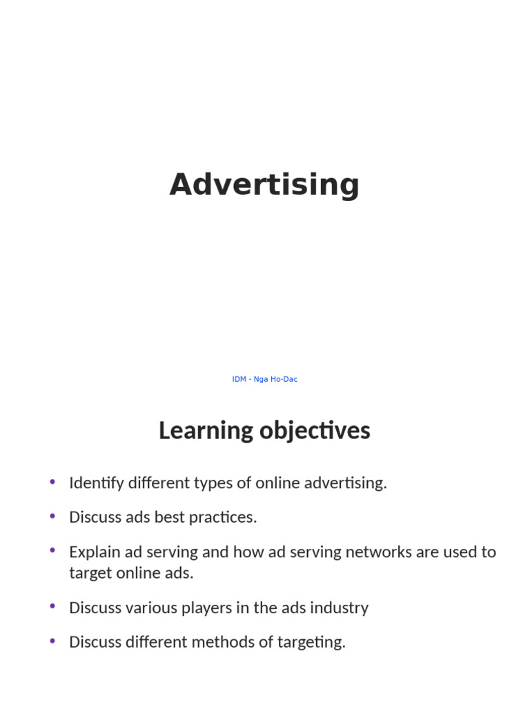 02 Advertising | PDF