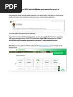 Guidelines Up LB Vehicle Stickers | PDF | Transport | Vehicles