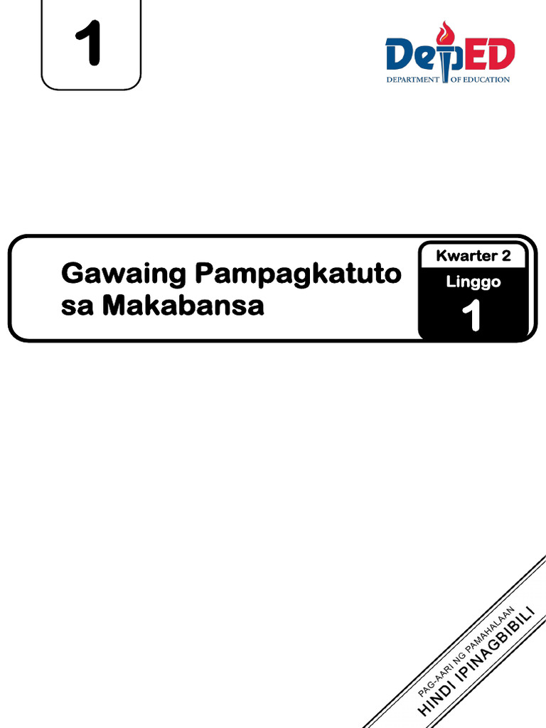 LAS 2 - Makabansa 1 - Q2 - W1 Version 1 Layout Edited | PDF
