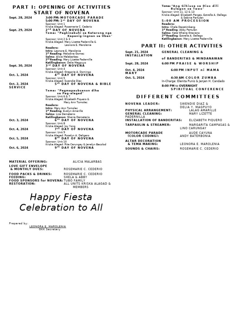 Purok Emeliana | PDF