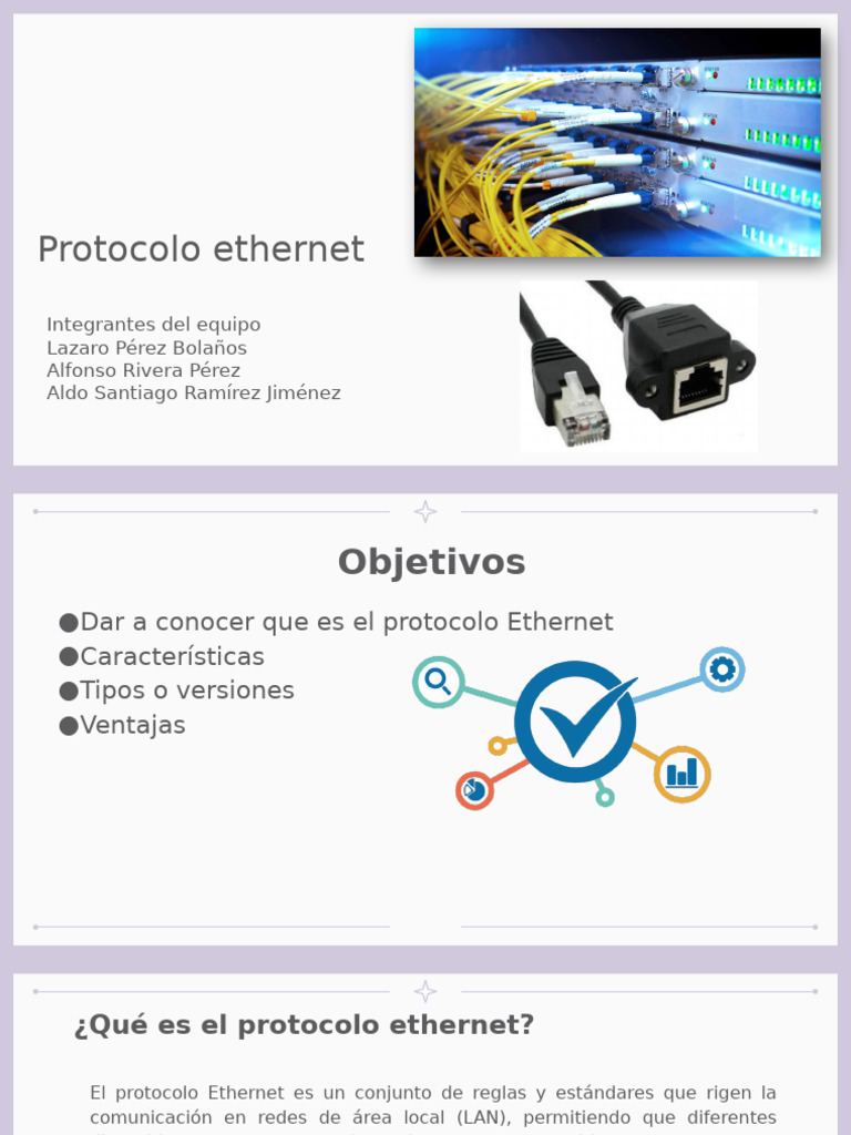 Protocolo Ethernet: Características y Ventajas | PDF | Red de ...