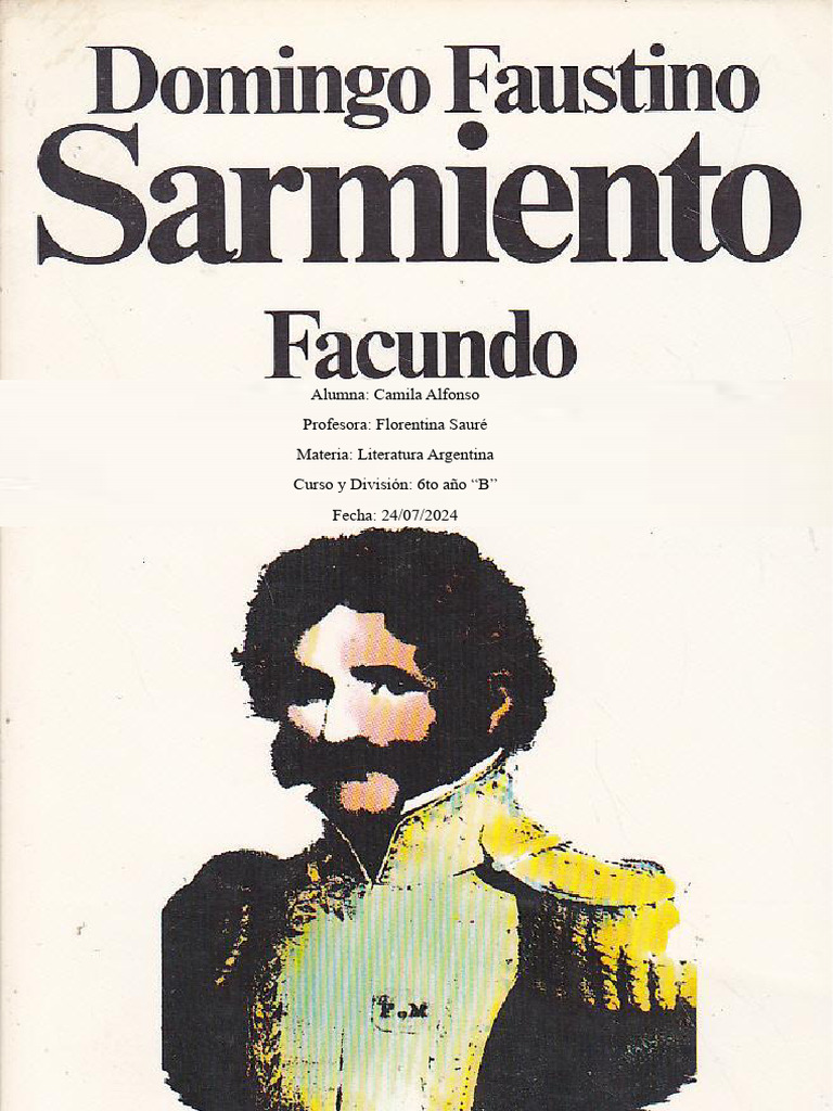 Trabajo Practico de Literaruta Facundo Quiroga | PDF