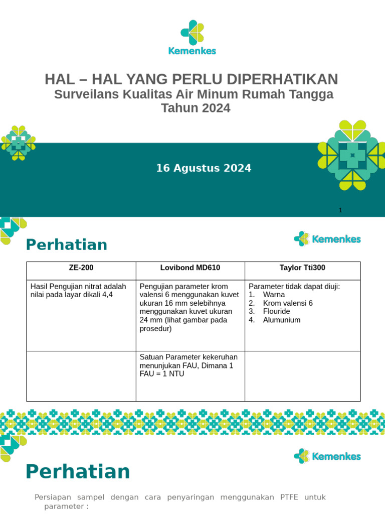 Hal - Hal Yang Perlu DIPERHATIKAN Dalam Pengujian | PDF