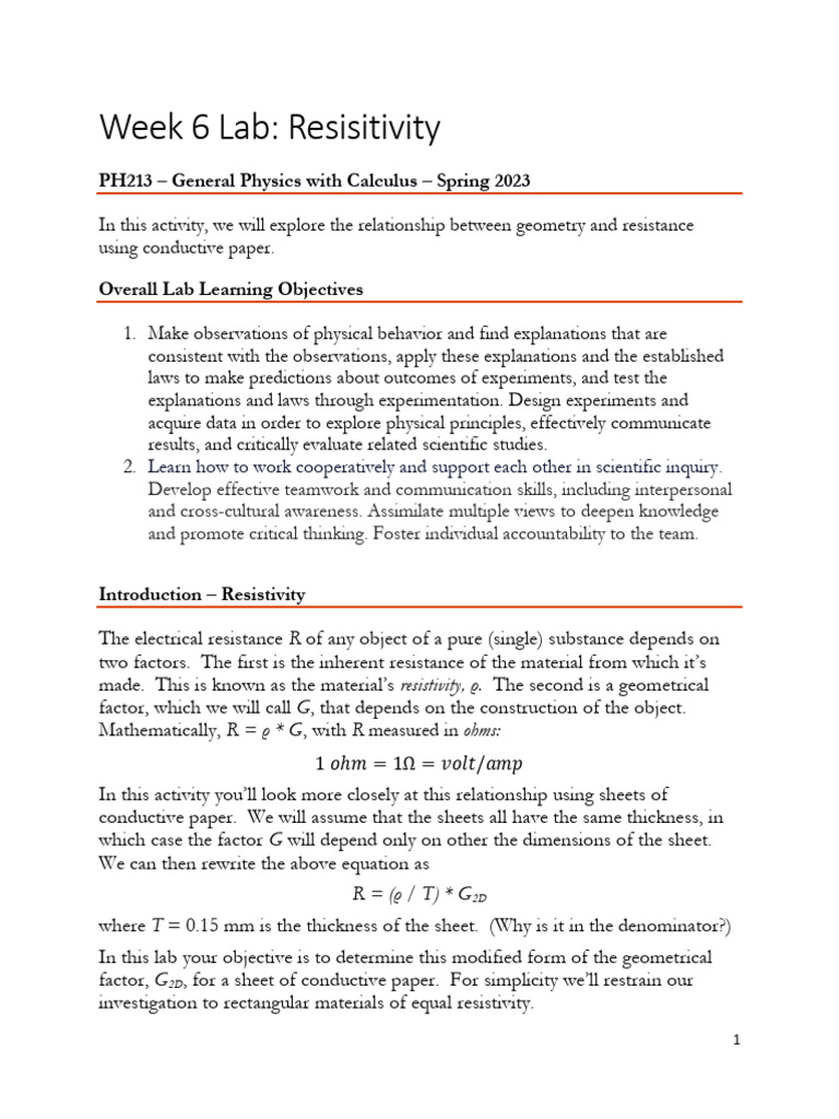 04-Resistivity | PDF