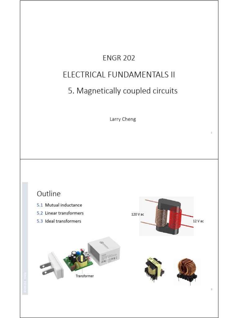 ENGR 202 - 05-Magnetically Coupled Circuits | PDF