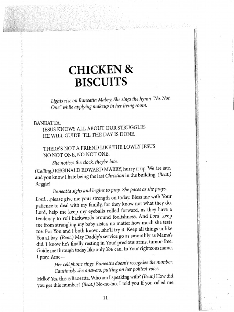 Chicken & Biscuits Script | PDF