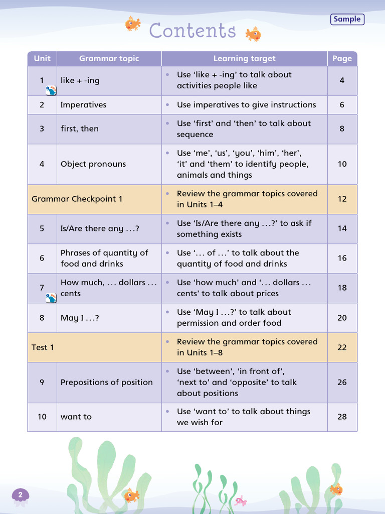 Grammar Wonderland 3a Sample | PDF