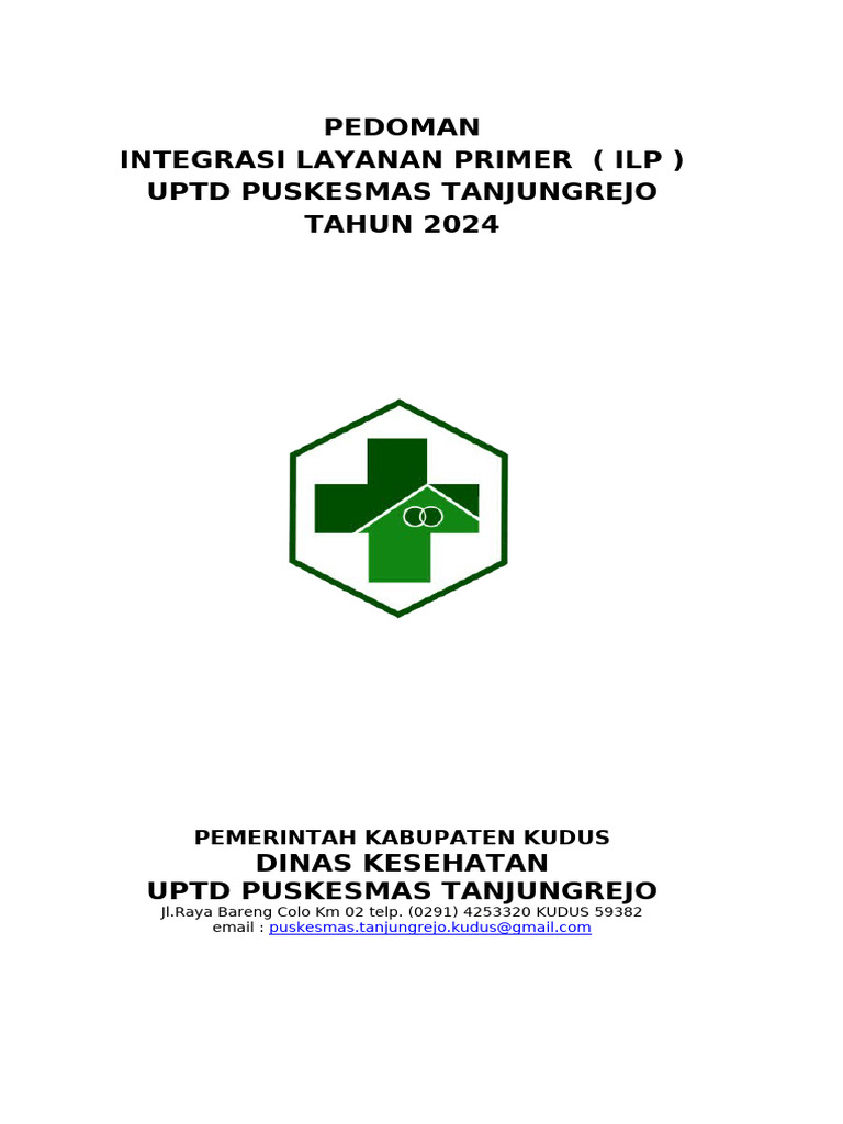 Pedoman Ilp Puskesmas Tanjungrejo | PDF