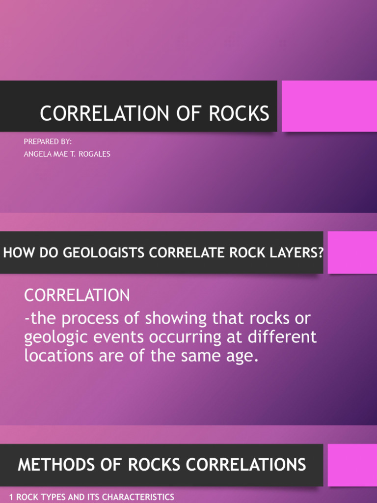 Correlation of Rocks Absolute Relative Dating Gts | PDF