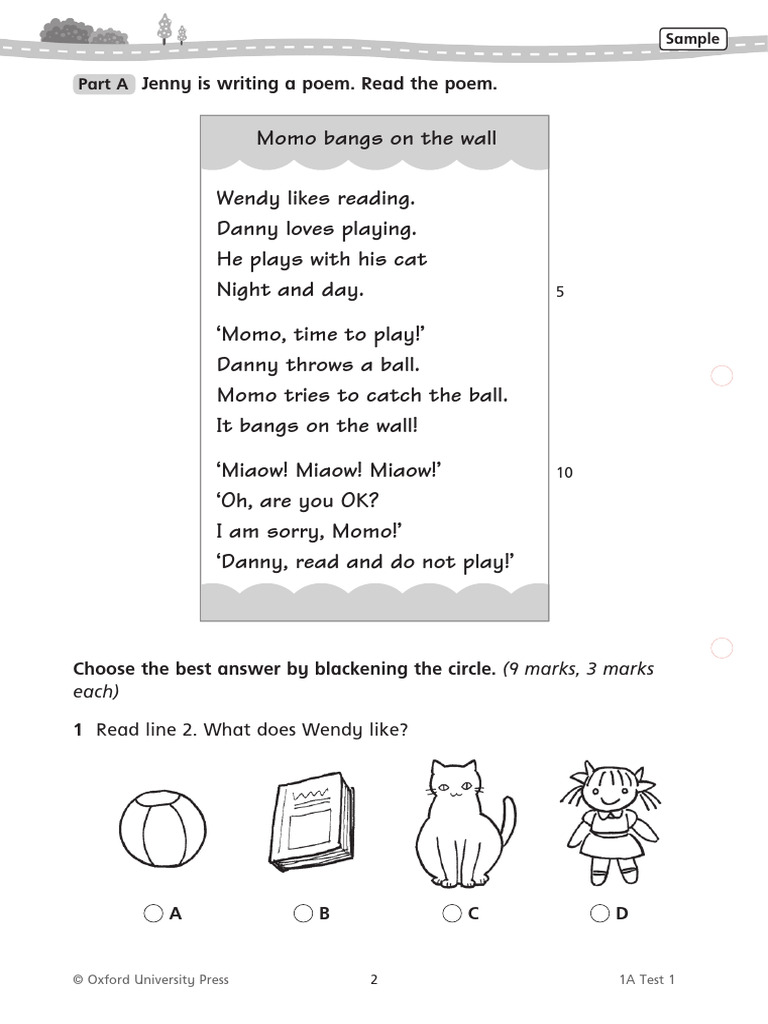 Power Up Test Papers 1a Sample | PDF