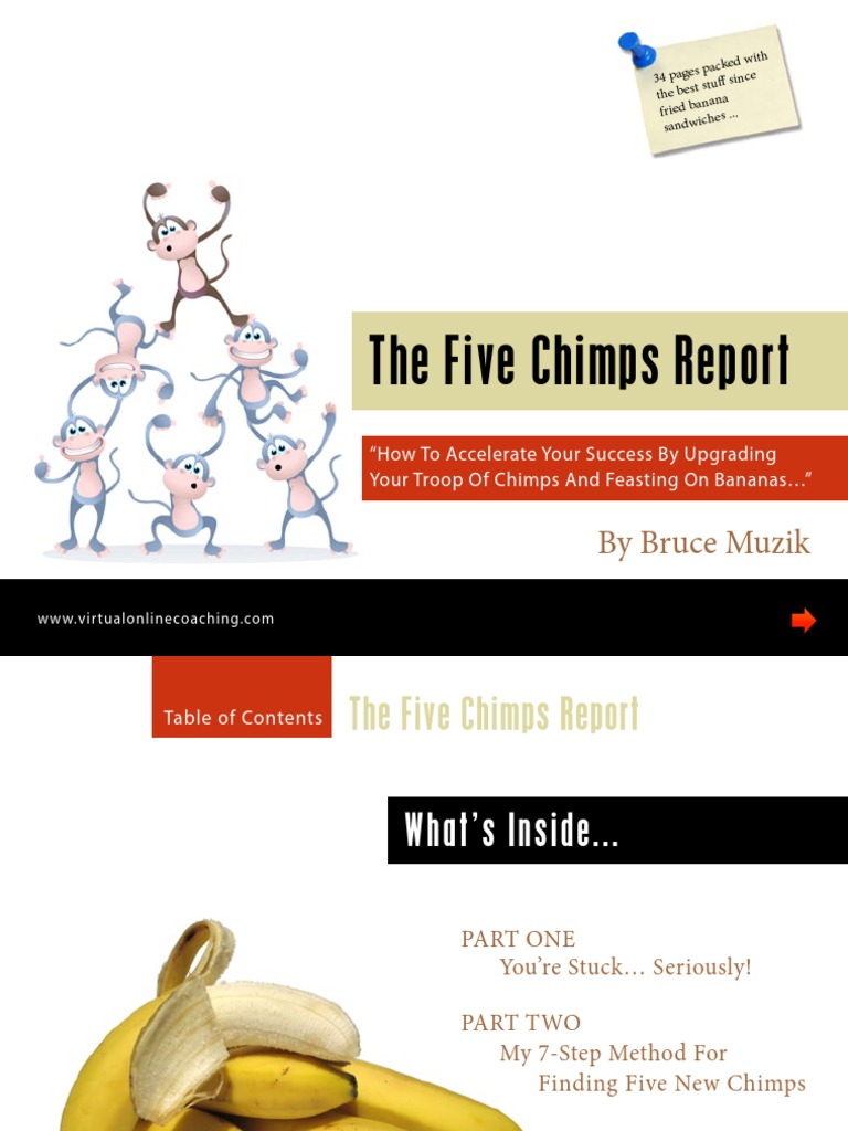 The Five Chimps Report: by Bruce Muzik | PDF | Self-Improvement
