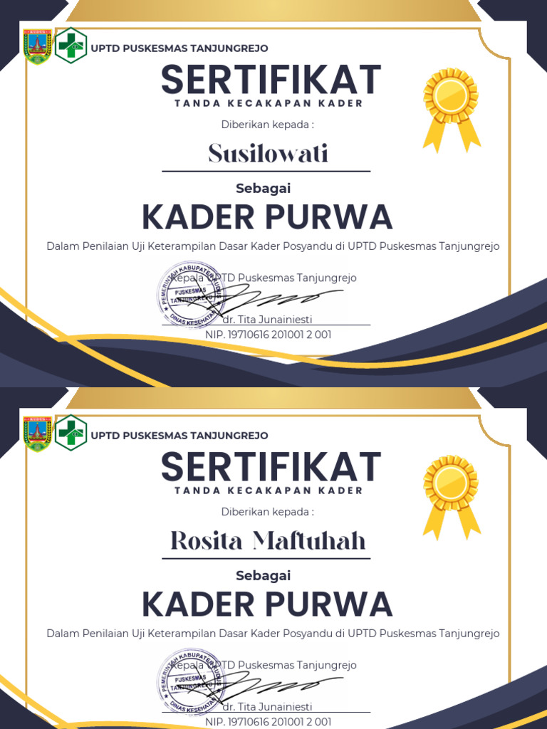 certificate kader | PDF