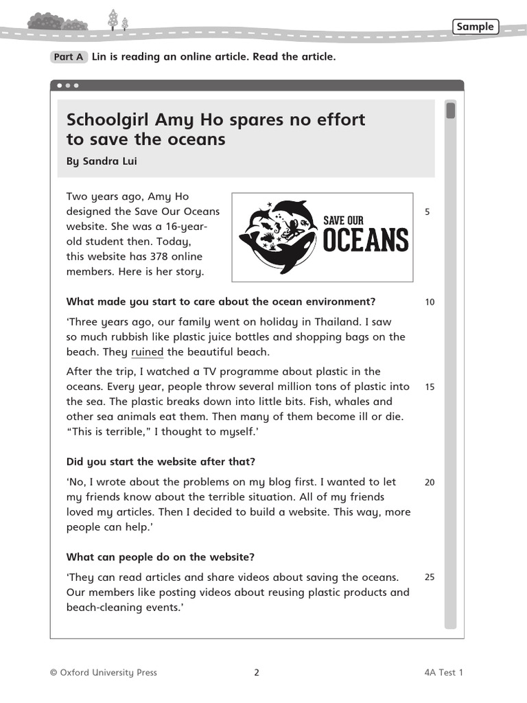 Power Up Test Papers 4a Sample | PDF