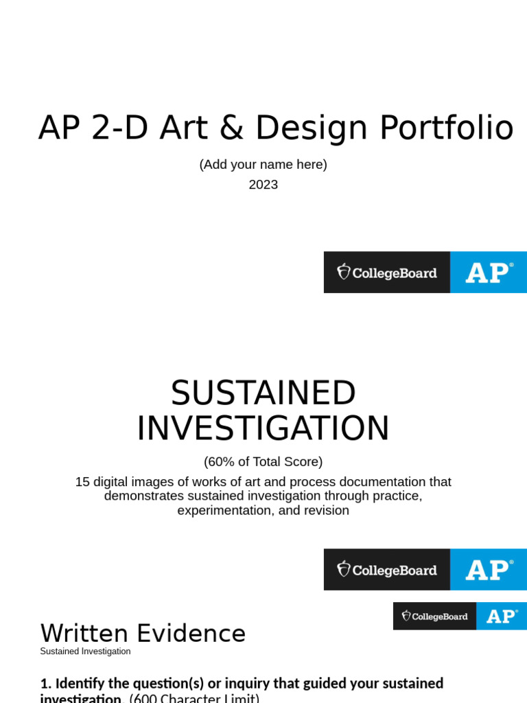 AP Final Portfolio Template-1 | PDF