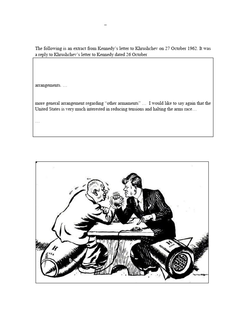 F3 History T2 Revision Exercise (Cold War) | PDF